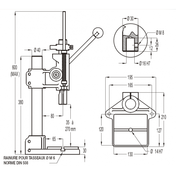 Manual rack bench - 3HR