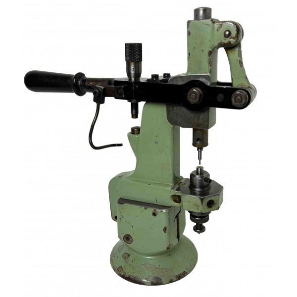 Press driving with micrometric stop