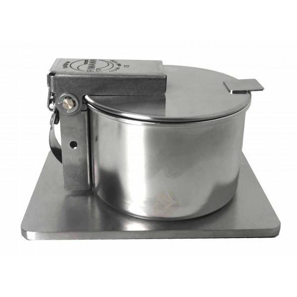 Stainless steel washing container (0,15L) with safety lid