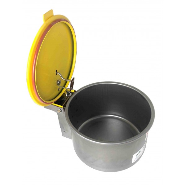 Stainless steel washing container (2L) with safety lid
