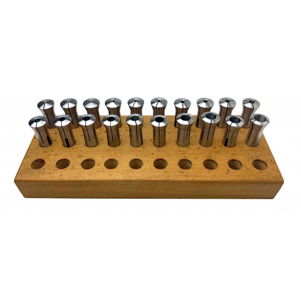 20 Collets set Schaublin W12 80-00002K-D01