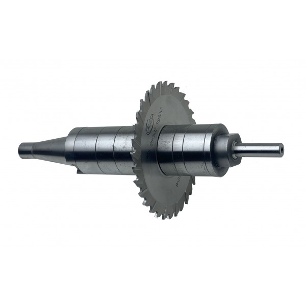 Long milling arbor with guiding pin - ISO30 - M12