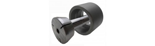 External step collet blank & closer